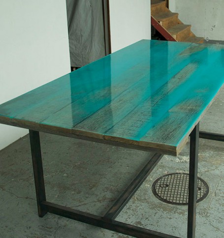 Current Love: Colored Lacquers on Wood Furniture - At Home with Kim Vallee