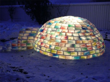 The Magical Coloured Bricks Igloo by Daniel Gray - At Home with Kim Vallee